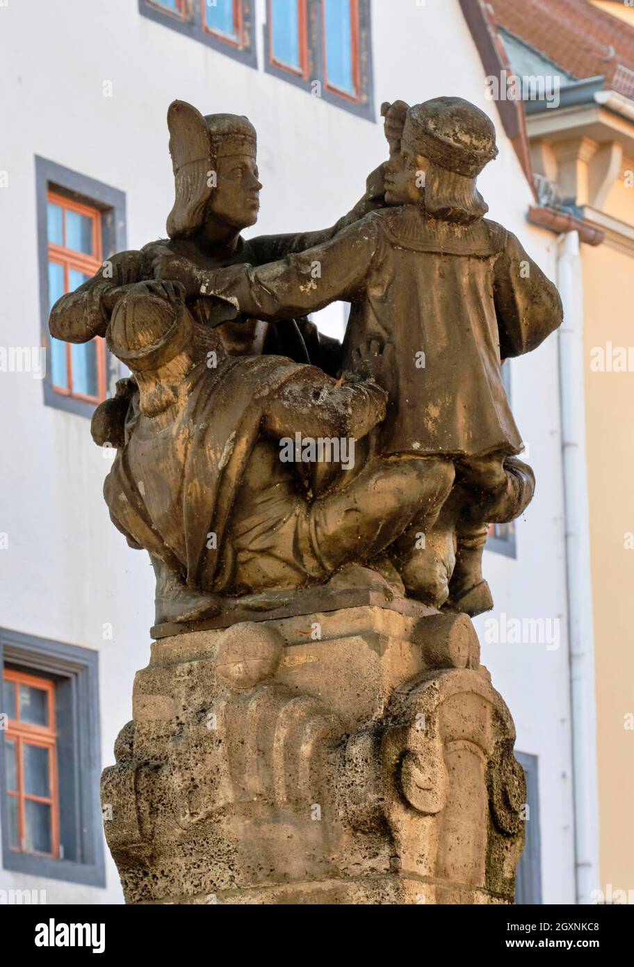 Skatbrunnen, Altenburg, Thuringia, Germany Stock Photo - Alamy