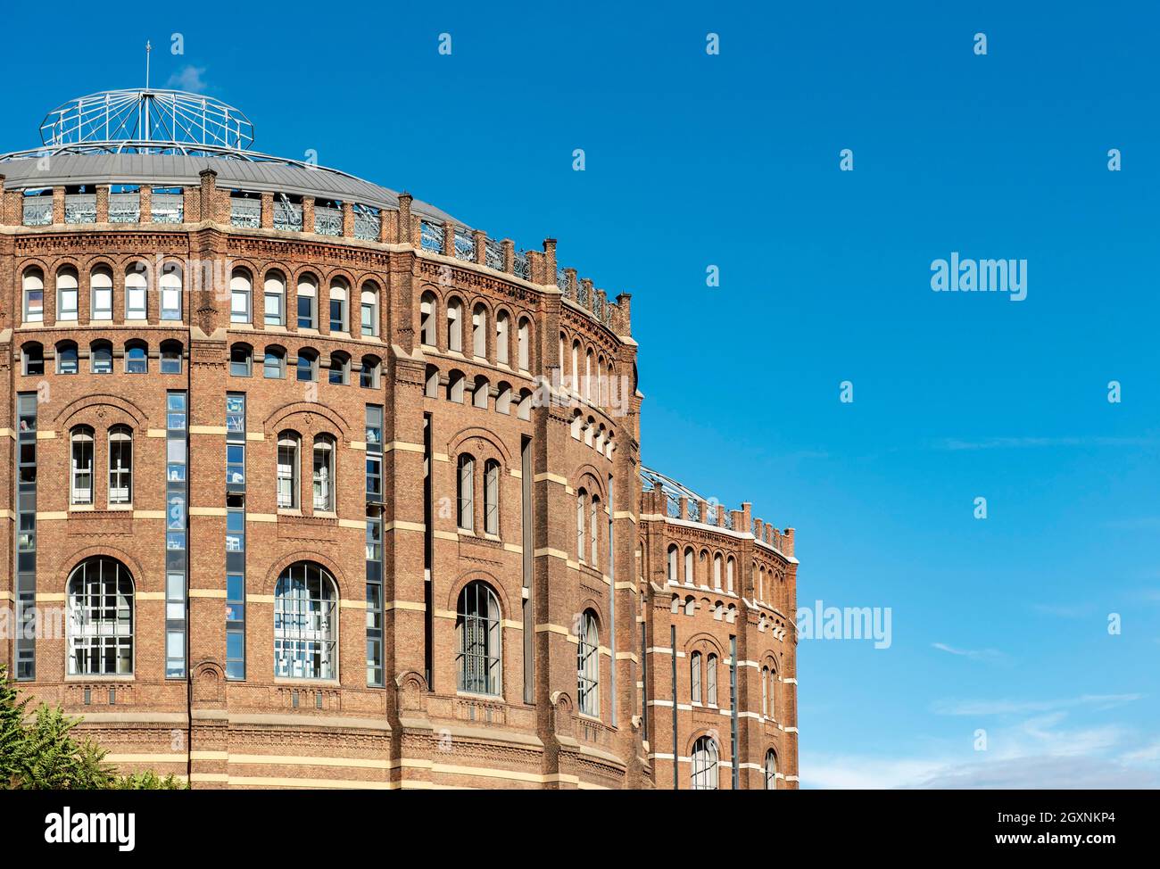 Renovated Gasometer Buildings, Simmering, Vienna, Austria Stock Photo ...