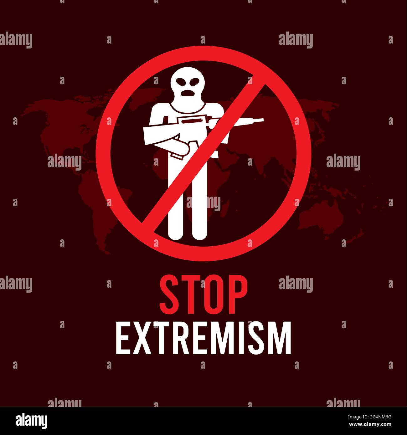 stop extremism poster Stock Vector Image & Art - Alamy