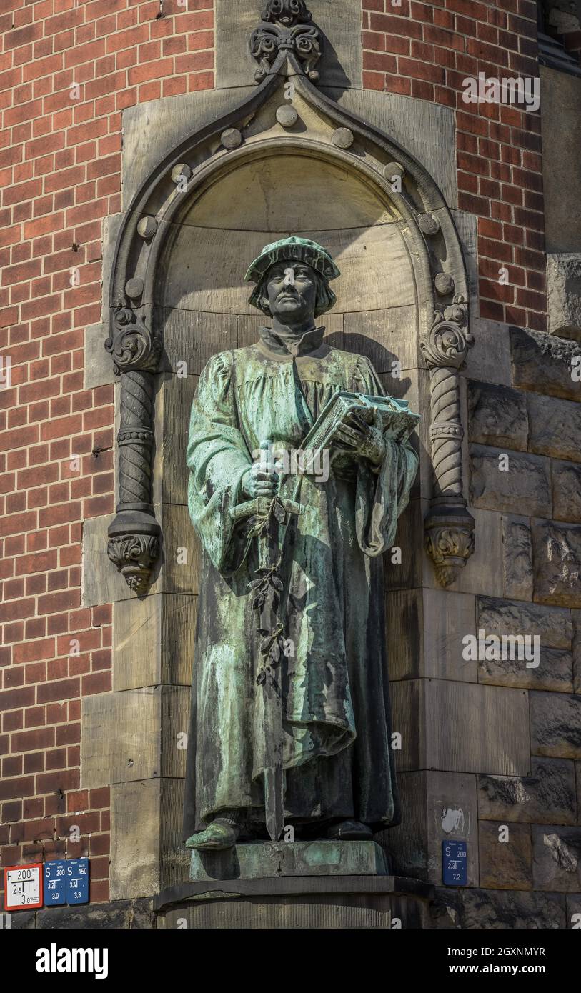 Monument, Huldrych Zwingli, Zwingli Church, Rudolfstrasse ...