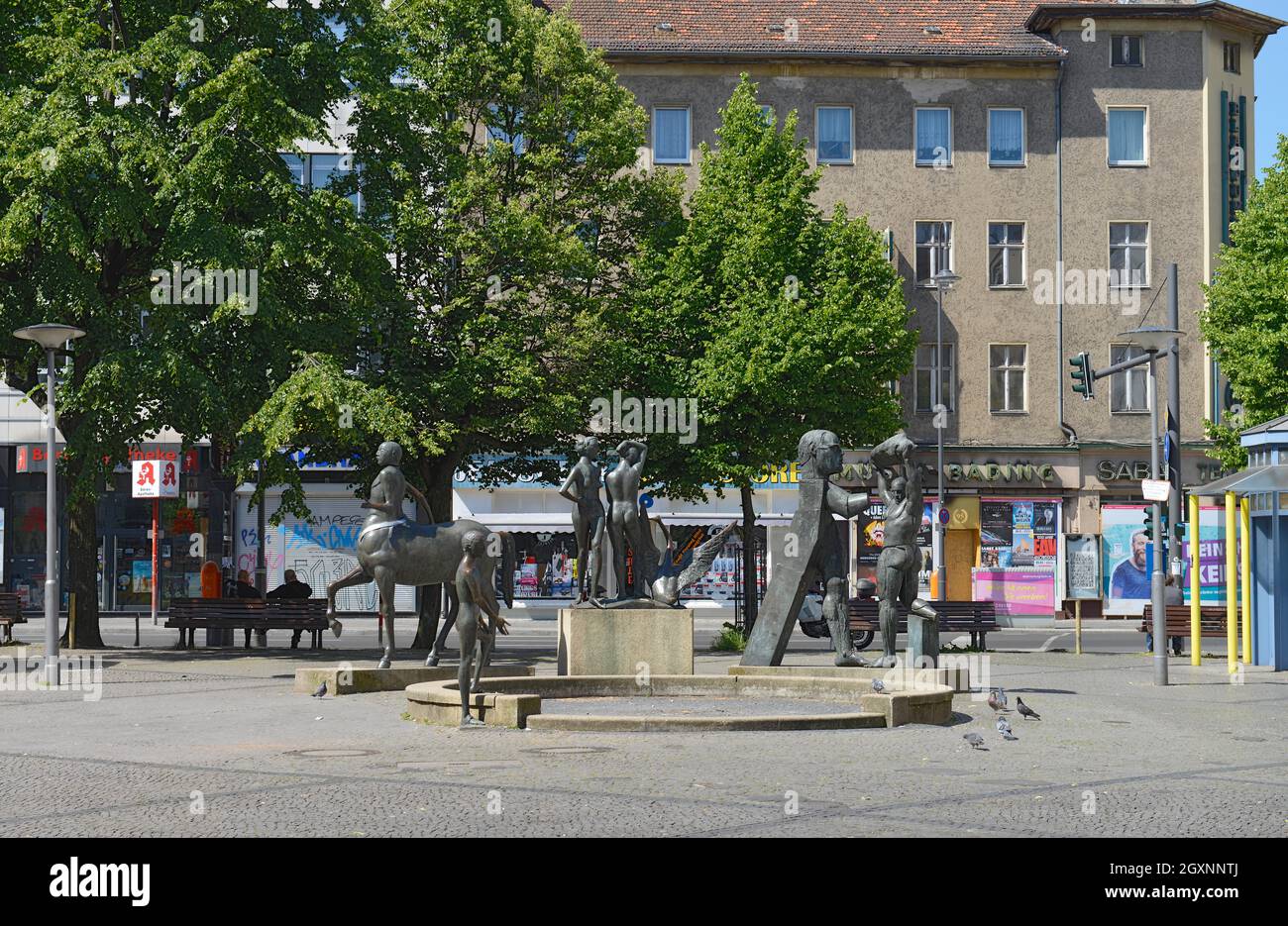 Karl-Marx-Platz, Neukoelln, Berlin, Germany Stock Photo - Alamy