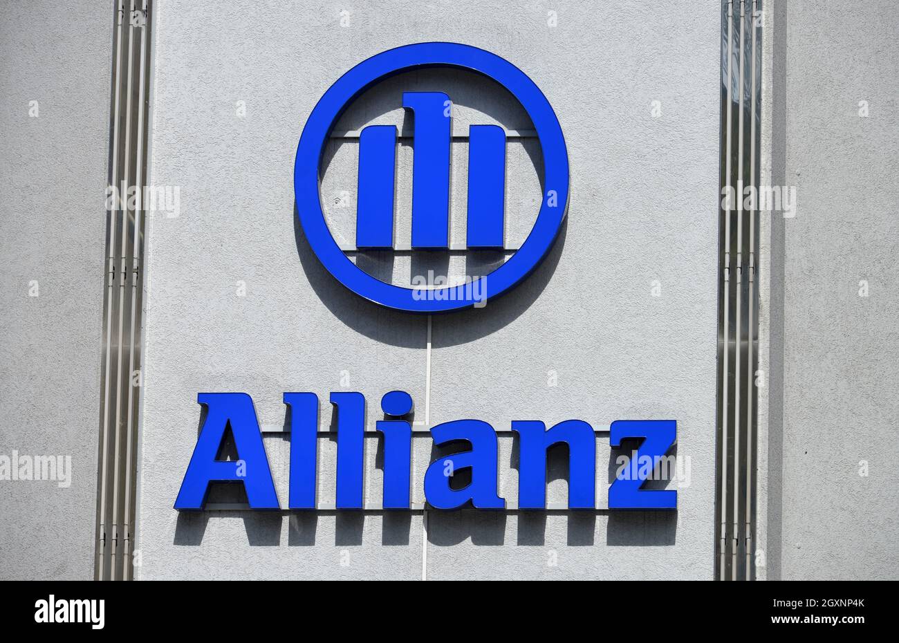 Logo, Allianz Insurance, Kottbusser Damm, Neukoelln, Berlin, Germany ...