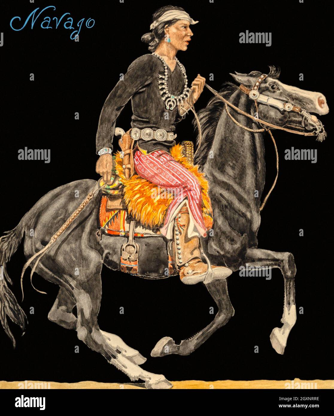 Native american brave hi-res stock photography and images - Alamy