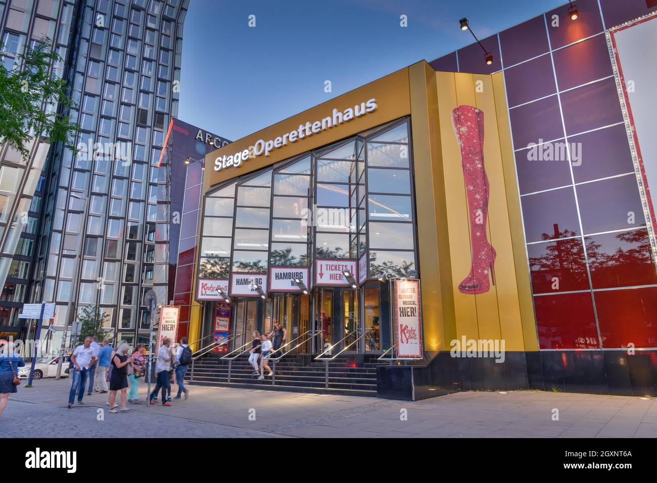 Stage Opera House, Reeperbahn, St. Pauli, Hamburg, Germany Stock Photo ...
