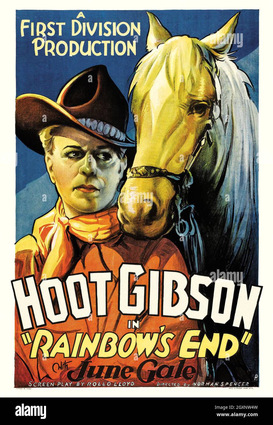 Hoot gibson movie poster hi-res stock photography and images - Alamy