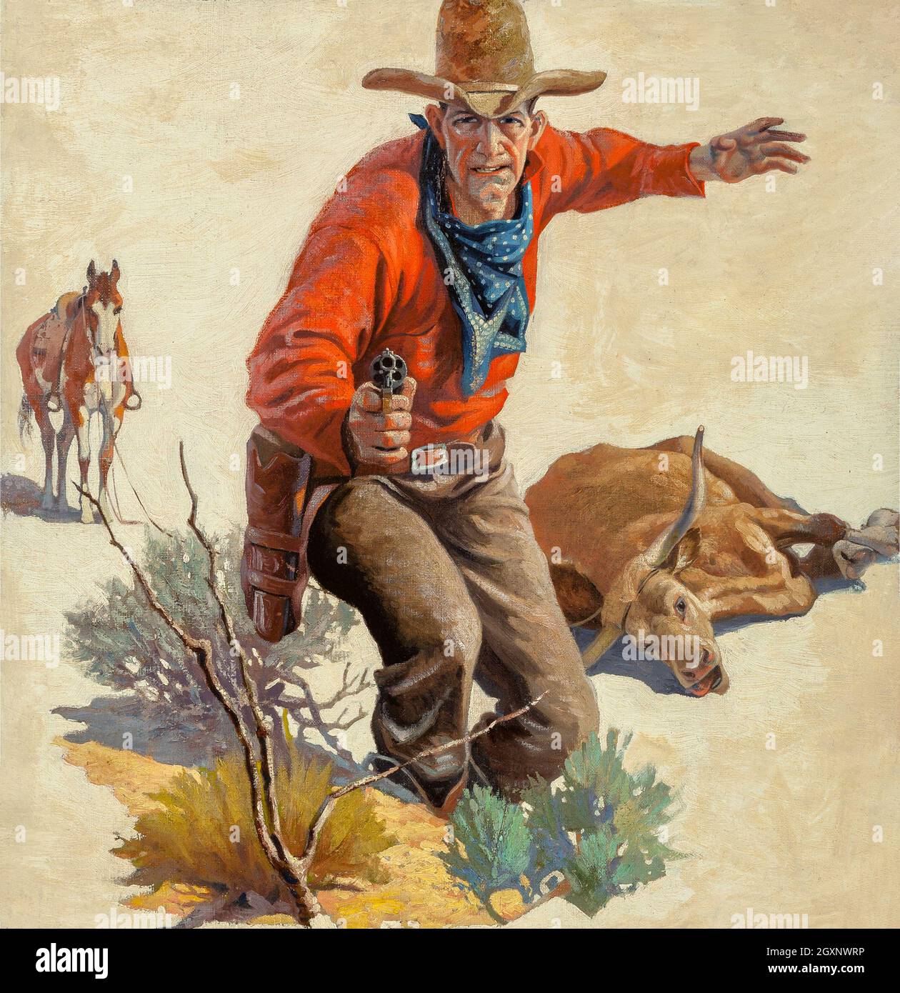 Dead cowboy hi-res stock photography and images - Alamy