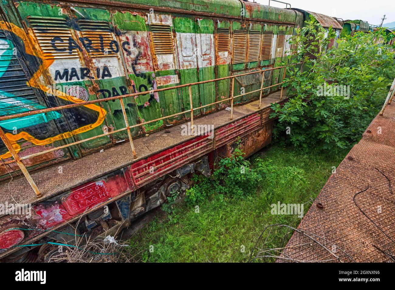 Former railway station, Prrenjas, Albania Stock Photo - Alamy