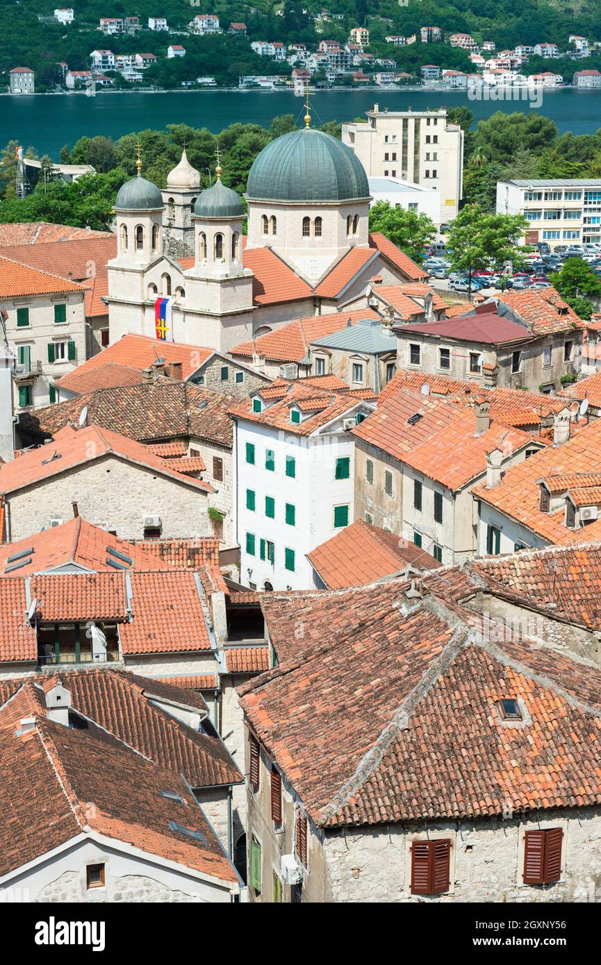 Old Town of Kotor and St. Nicholas Church, Unesco World Heritage Site ...