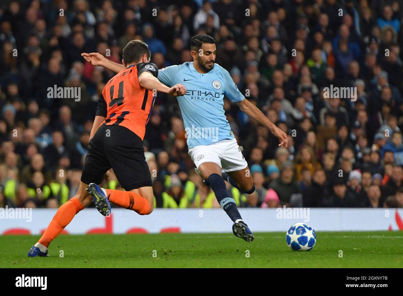 Manchester City's Riyad Mahrez Stock Photo - Alamy