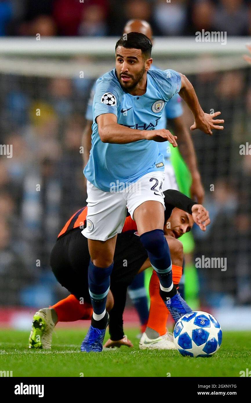 Manchester City's Riyad Mahrez Stock Photo - Alamy