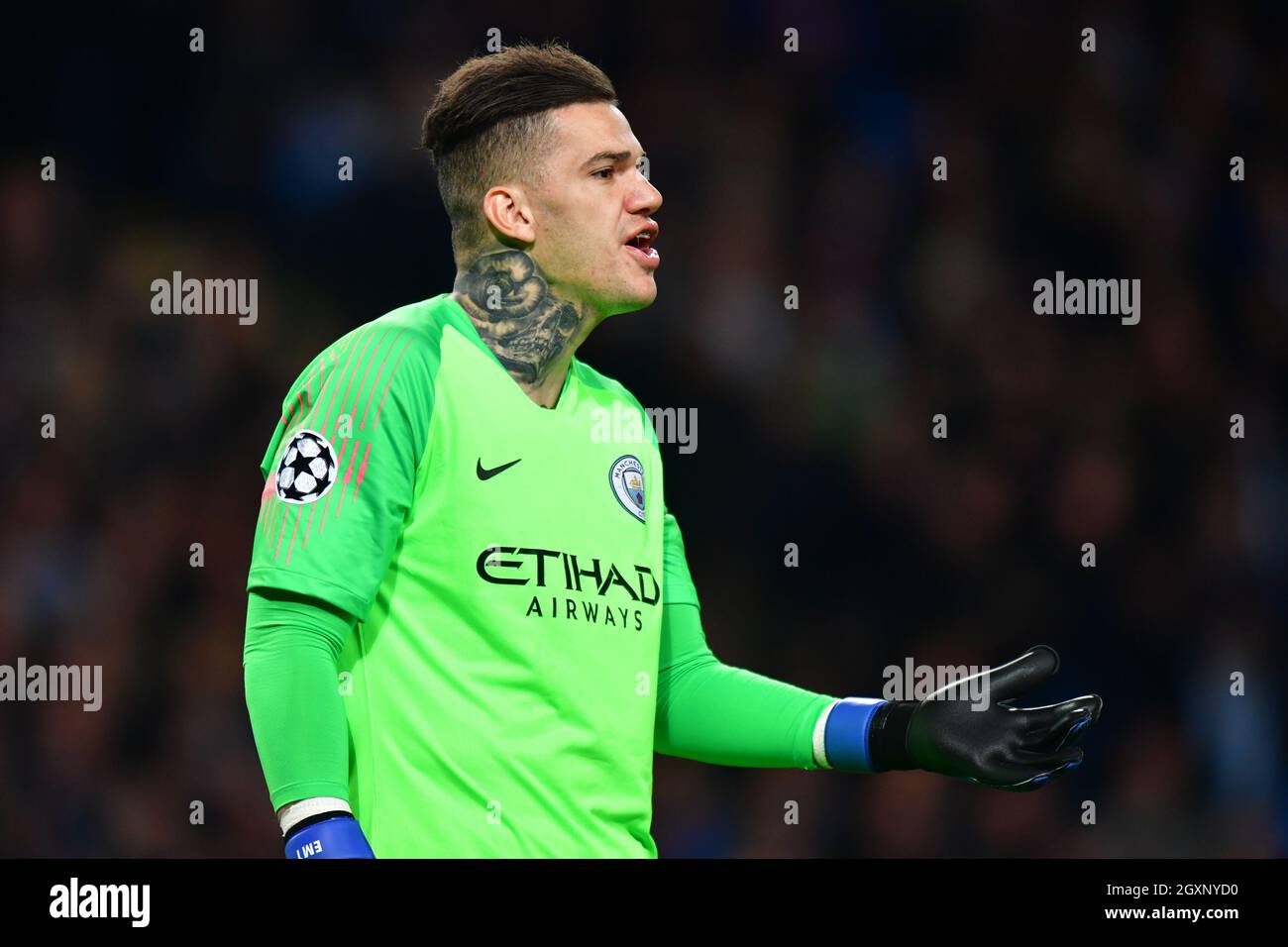 Manchester city goalkeeper ederson hi-res stock photography and images ...