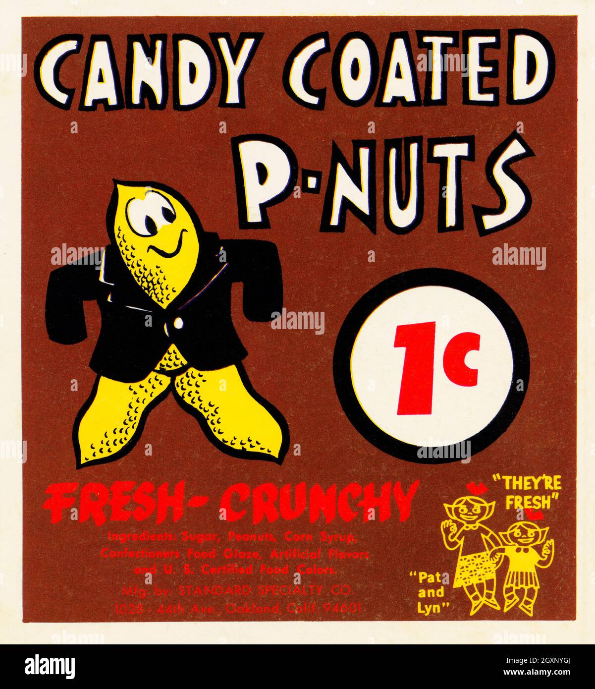 Candy Coated P-nuts Stock Photo - Alamy