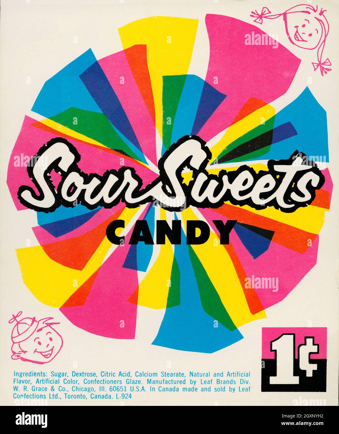 Sour Sweets Candy Stock Photo - Alamy