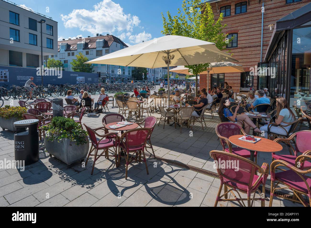 Cafe am Pasinger Bahnhof, Pasing, Munich, Upper Bavaria, Bavaria ...