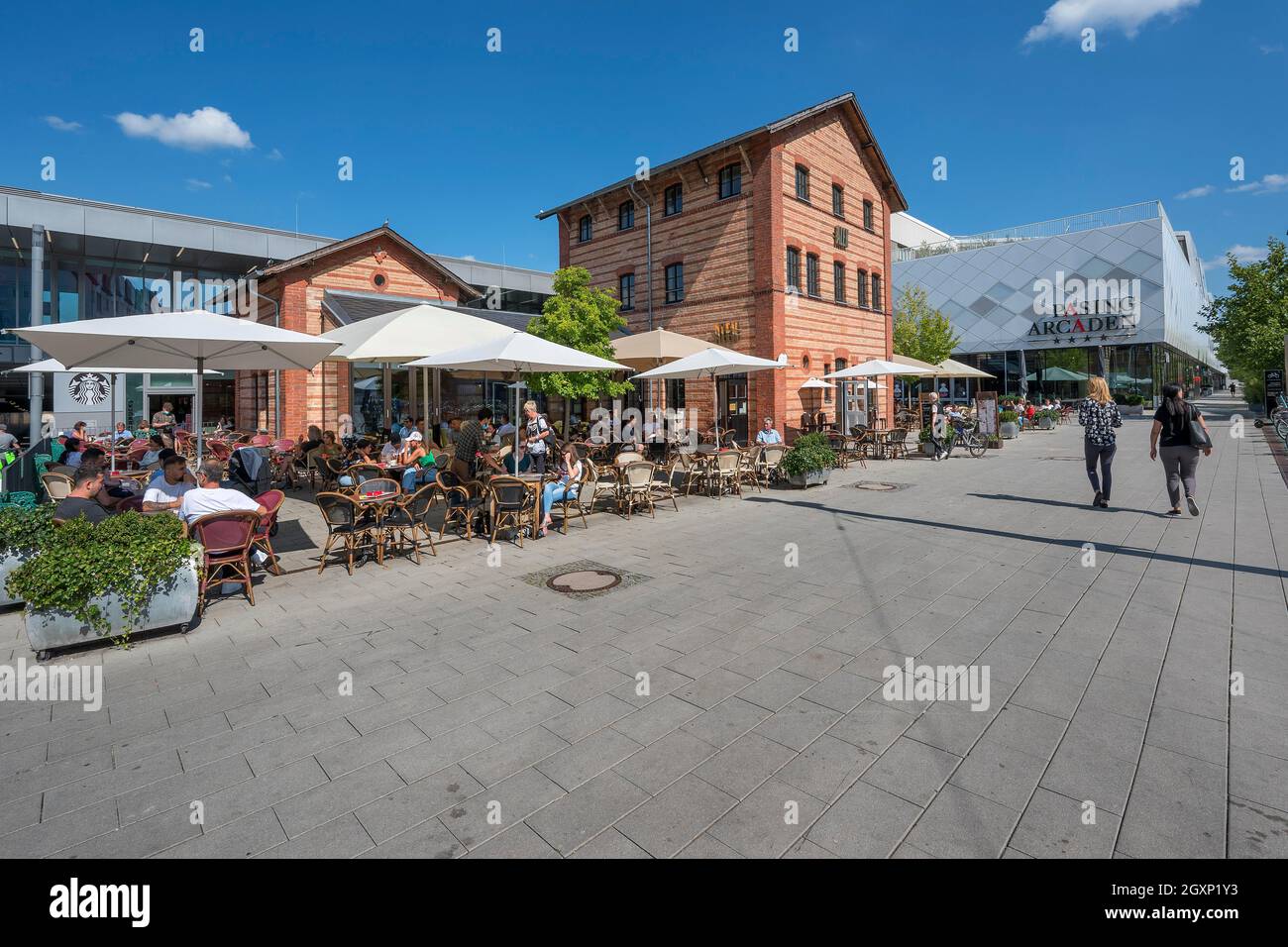Cafe am Pasinger Bahnhof, Pasing, Munich, Upper Bavaria, Bavaria ...