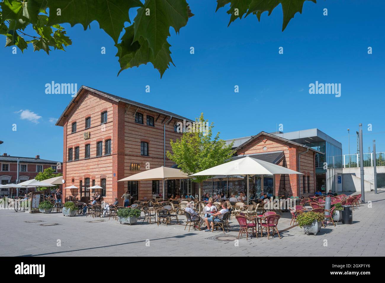 Cafe am Pasinger Bahnhof, Pasing, Munich, Upper Bavaria, Bavaria ...