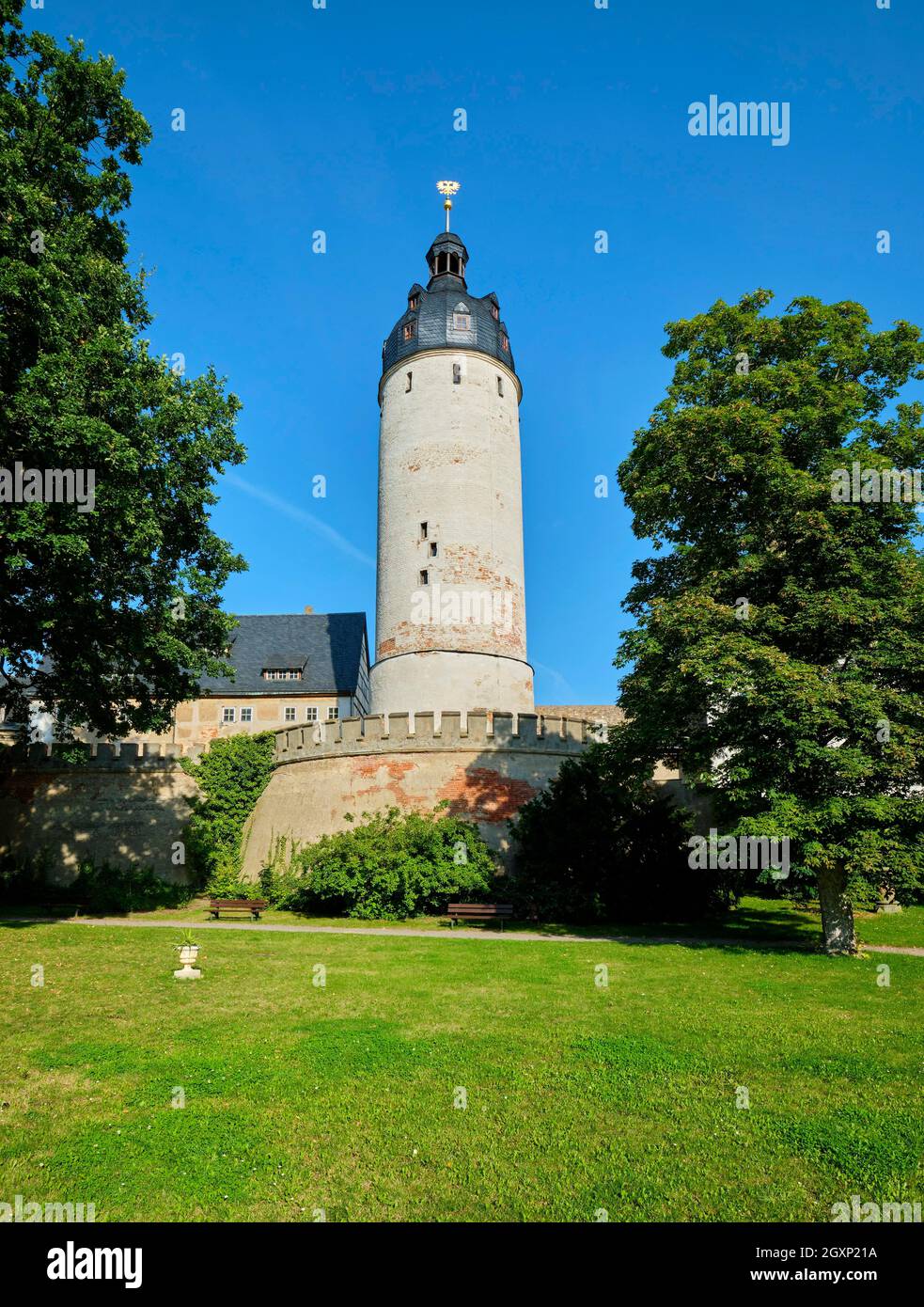Hausmannsturm, built in the 12th century, Altenburg Castle, Altenburg ...