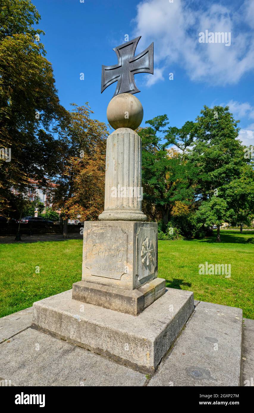 Monument to the Battle of Leipzig 1813, Merseburg Castle Garden ...