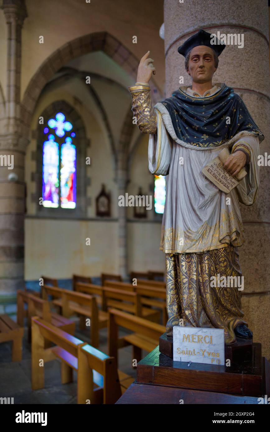 Saint Yves Offering Box, Saint Yves Village Church, Louannec, Cotes-d ...