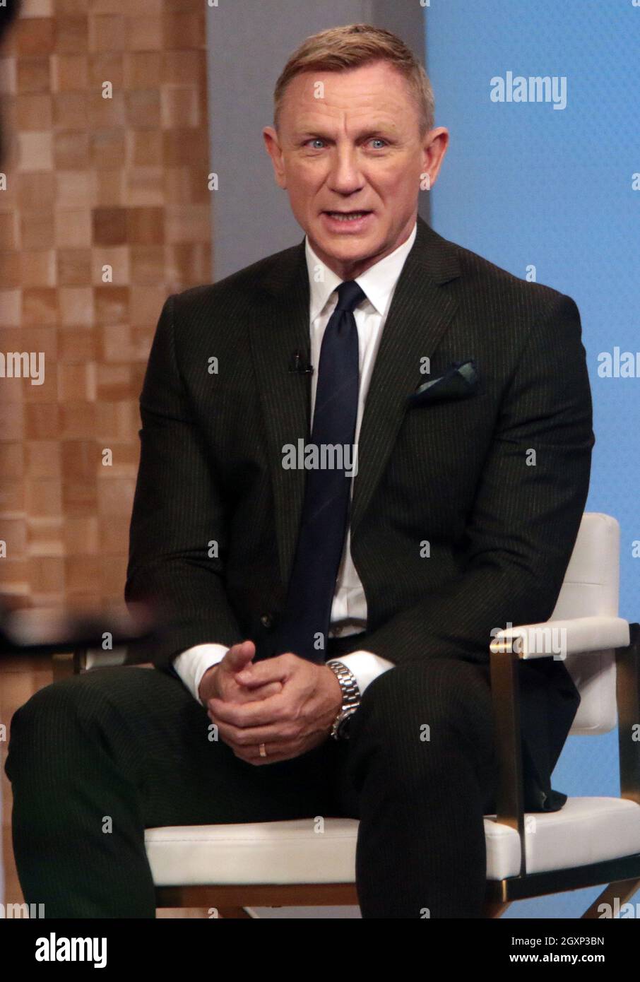 New York, NY, USA. 05th Oct, 2021. Daniel Craig seen at Good Morning ...