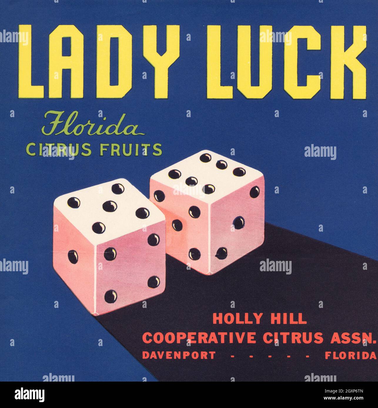 Lady Luck Brand Stock Photo - Alamy