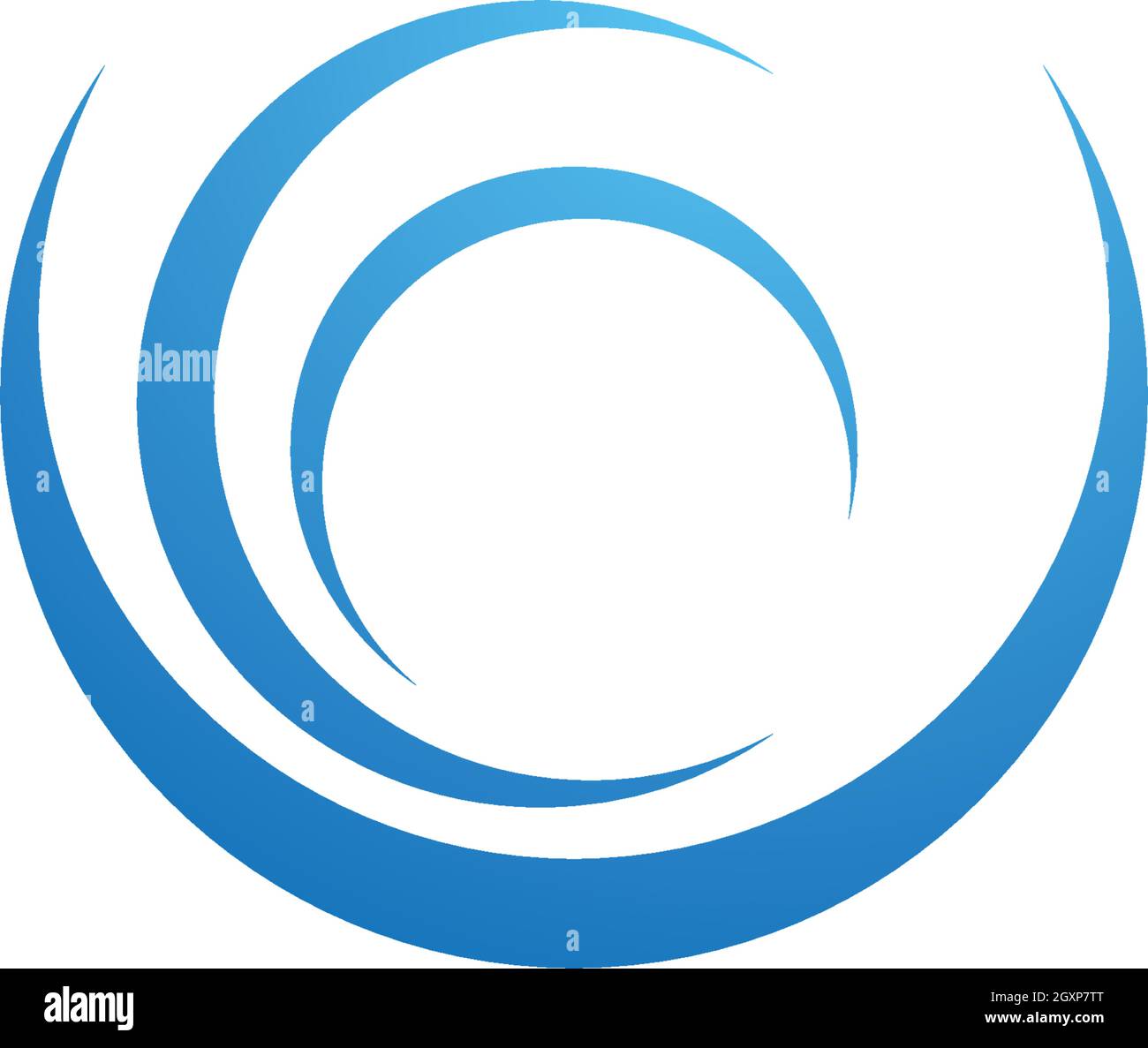 Water Wave symbol and icon Logo Template vector Stock Vector Image ...