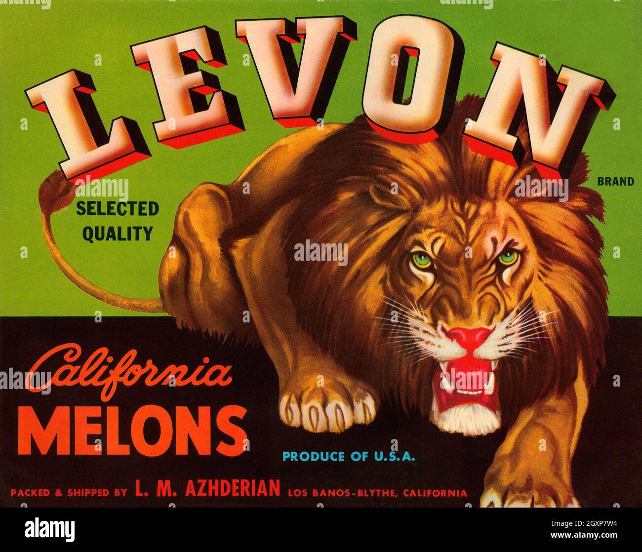 Levon Brand Melons Stock Photo - Alamy