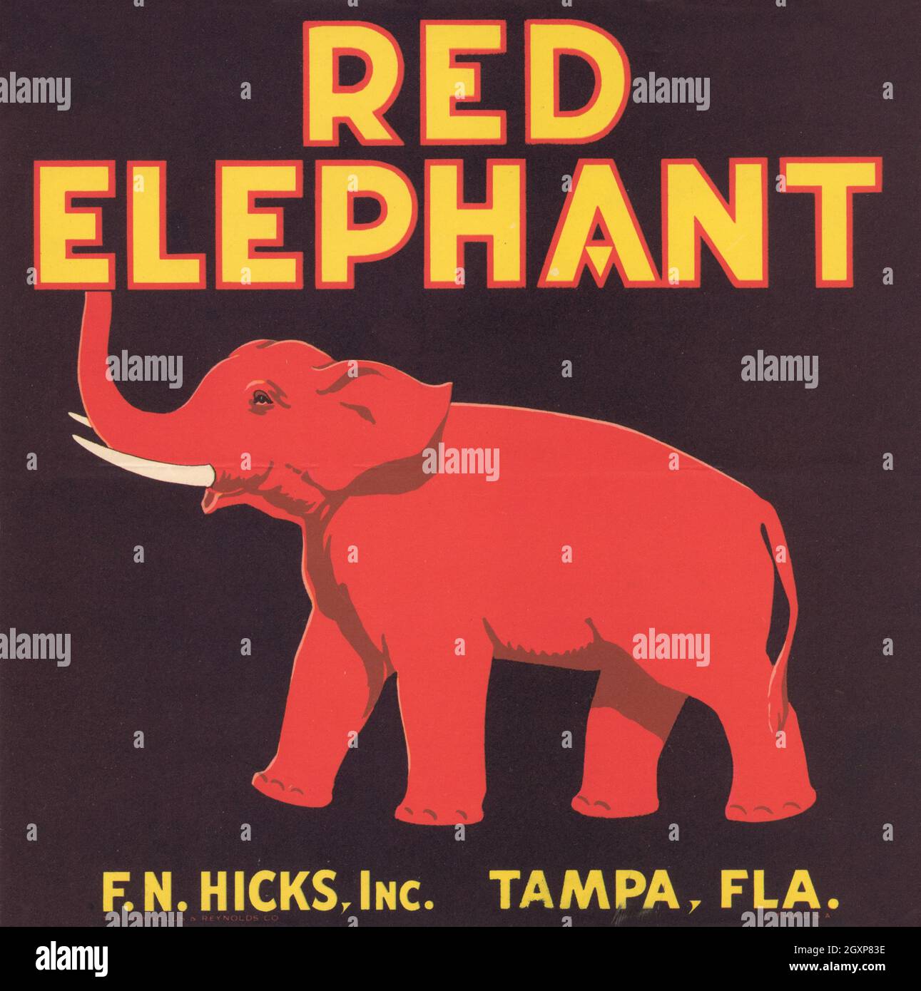 Red elephant hi-res stock photography and images - Alamy