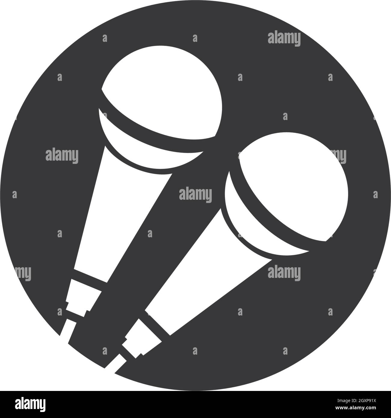 microphone icon vector template Stock Vector Image & Art - Alamy