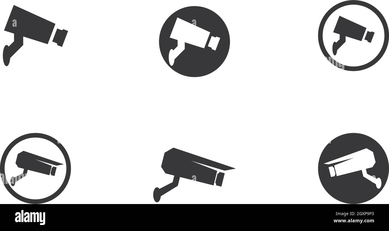 CCTV icon vector template Stock Vector Image & Art - Alamy