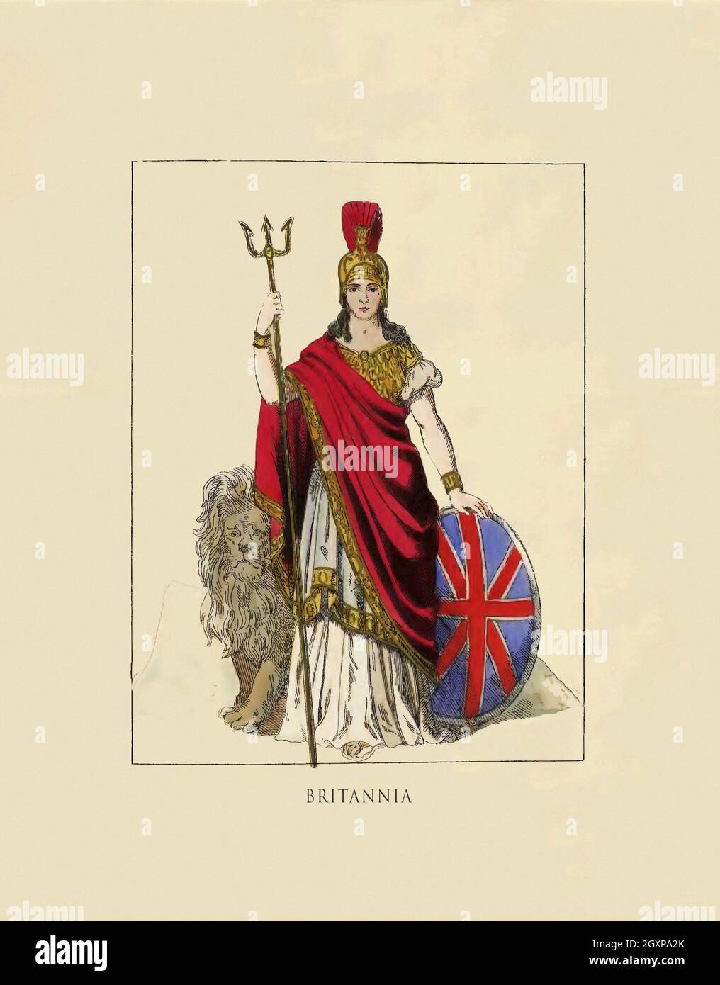 Britannia costume hi-res stock photography and images - Alamy