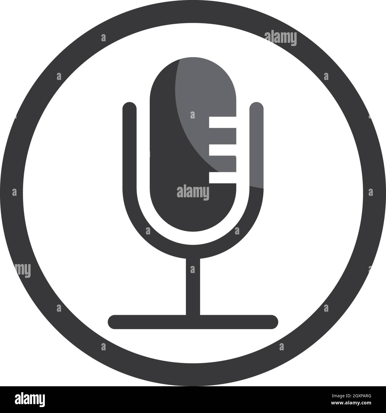 Microphone plug Stock Vector Images - Alamy