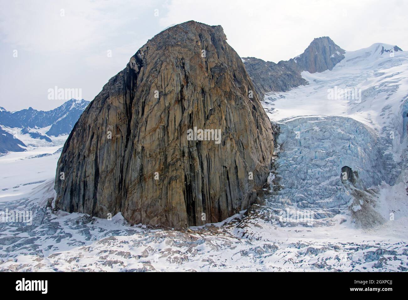 Metamorphic granite rock at Denali National Park and Preserve, Alaska ...