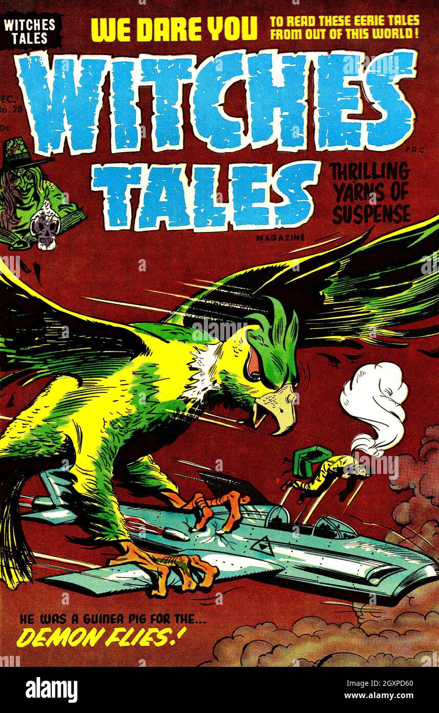 Witches Tales #28 Demon Flies! Stock Photo - Alamy
