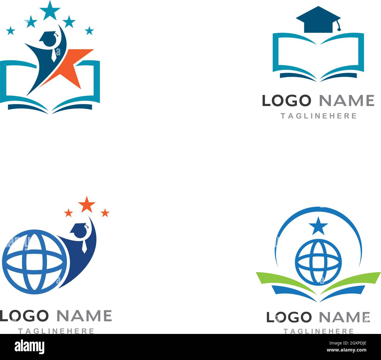 Education Logo Template vector illustration design Stock Vector Image ...