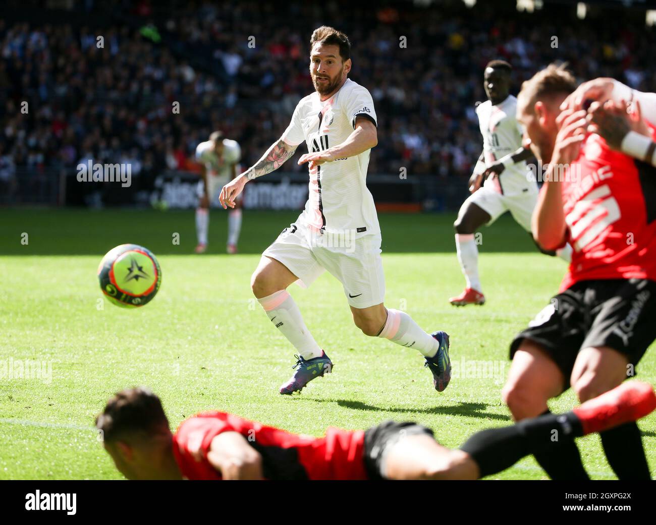 Lionel Messi of PSG during the French championship Ligue 1 football ...