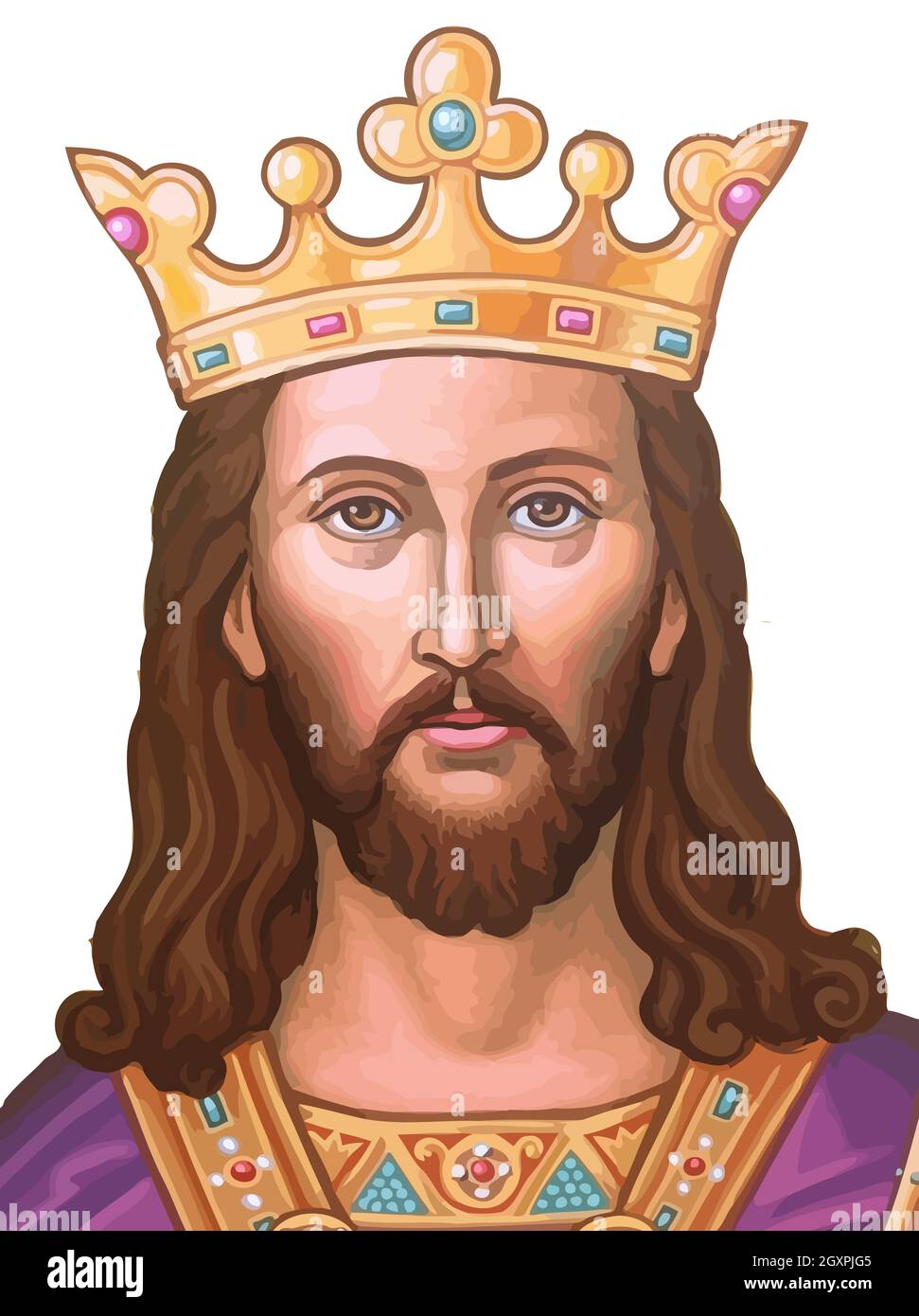 Jesus Christ love peace faith holy heaven spirit illustration Stock ...