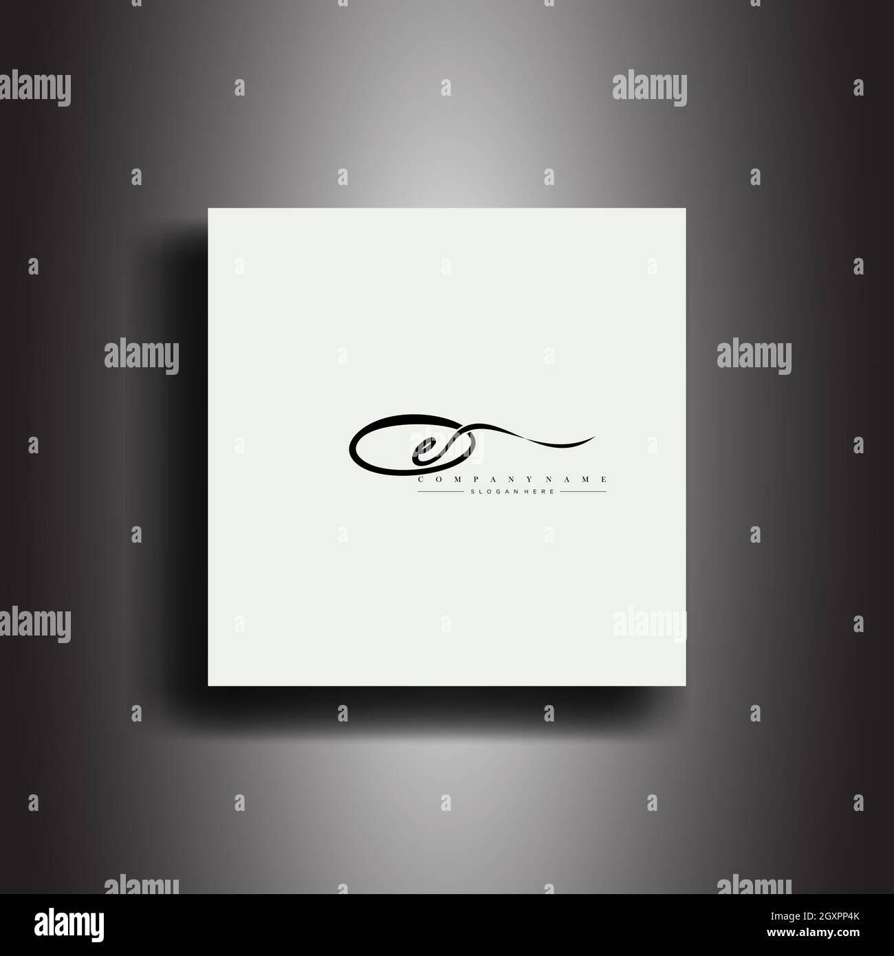 OE Signature style monogram.Calligraphic lettering icon and handwriting ...