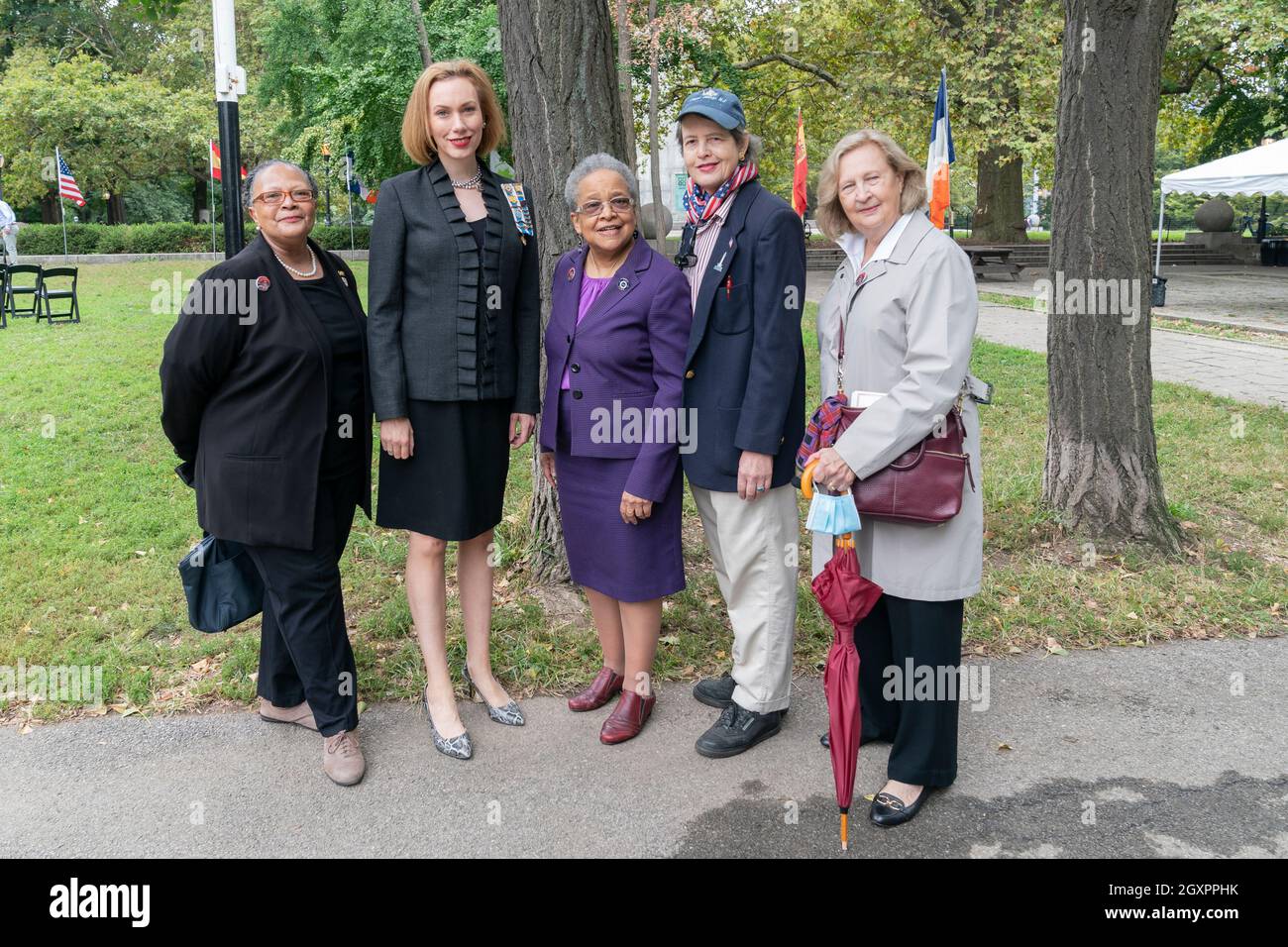 New York, NY - October 5, 2021: Muriel Roberts, Melinda Allison, Vice ...