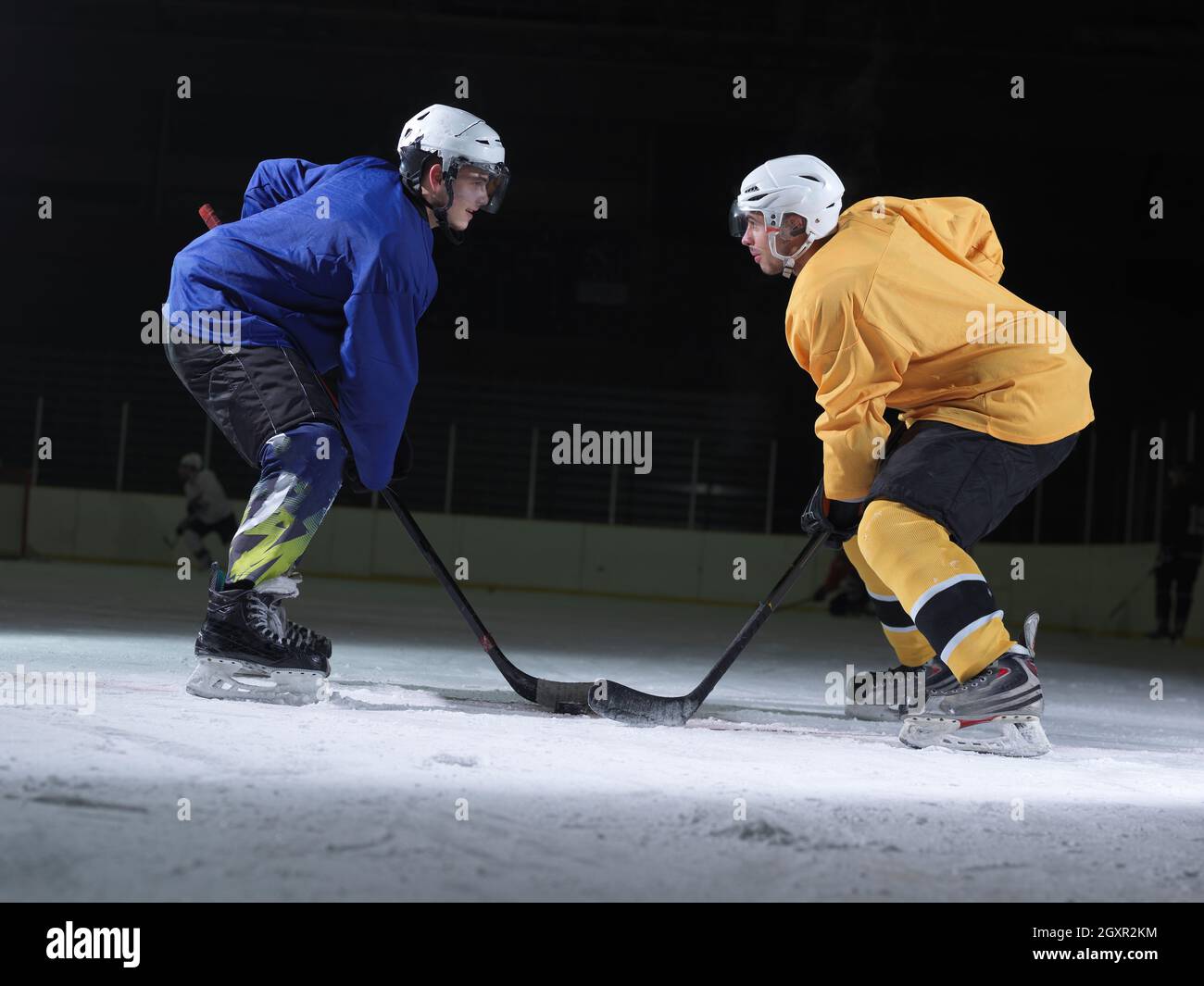 ice hockey sport players comptetition concpet Stock Photo - Alamy