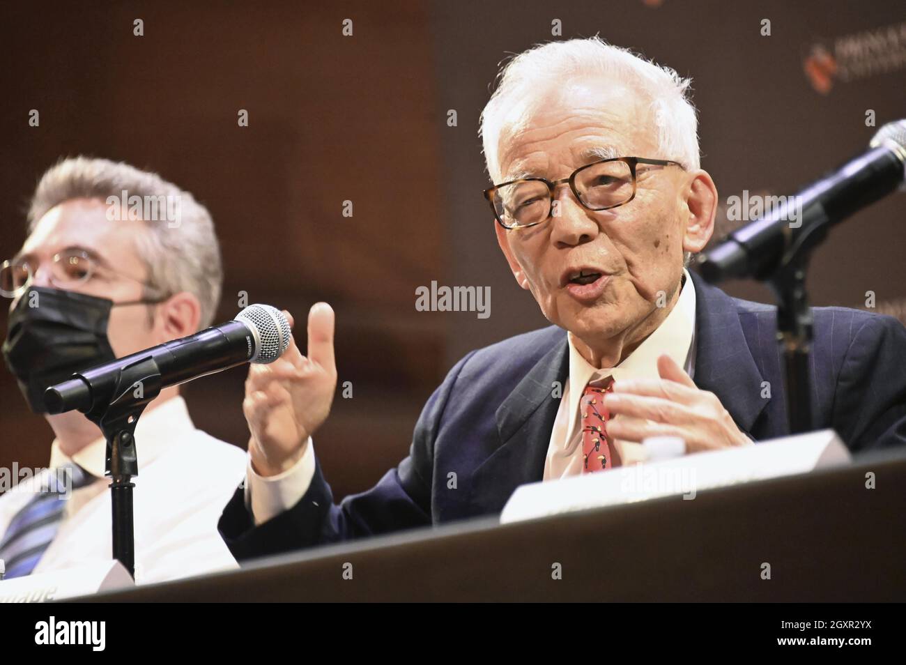 New Jersey, United States, Oct. 5, 2021. Syukuro Manabe, Japanese-born ...