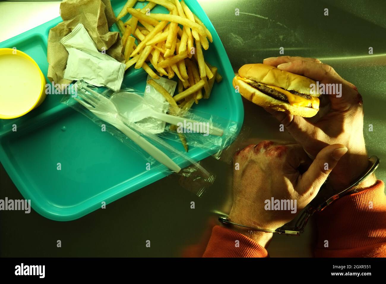 Death row last meal metaphor for poor fast food diet being a death ...