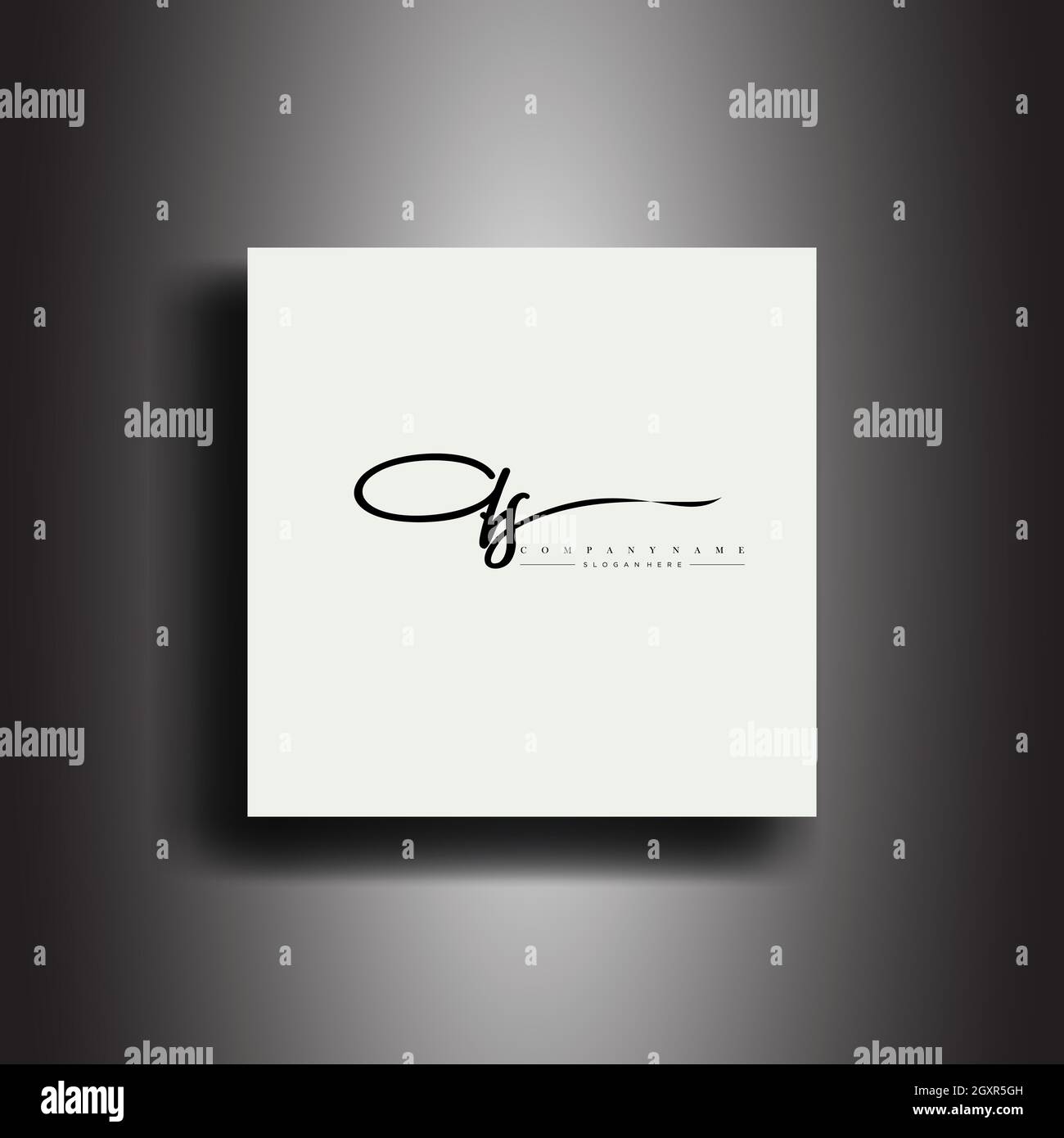 QS Signature style monogram.Calligraphic lettering icon and handwriting ...