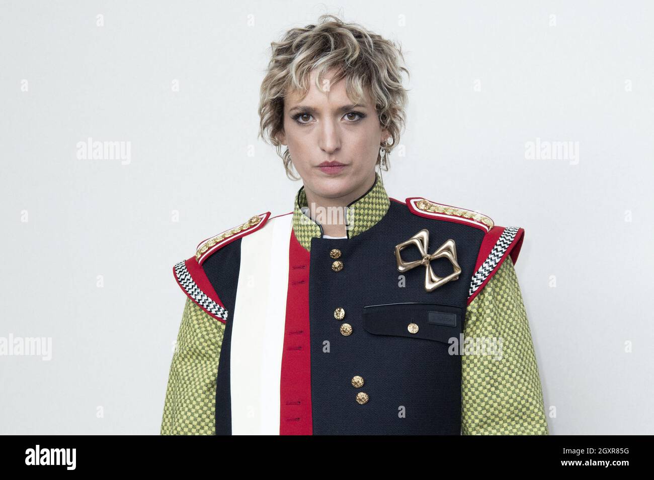 Agathe Rousselle attending the Louis Vuitton show as part of Paris ...