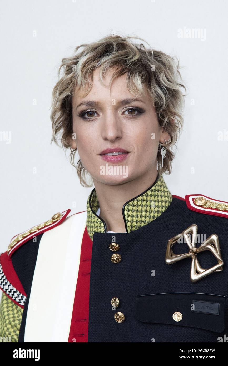 Agathe Rousselle attending the Louis Vuitton show as part of Paris ...