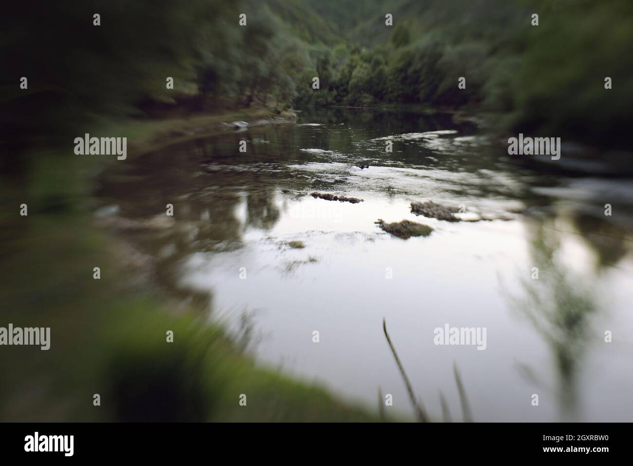 Sunrise view in blur effect hi-res stock photography and images - Alamy