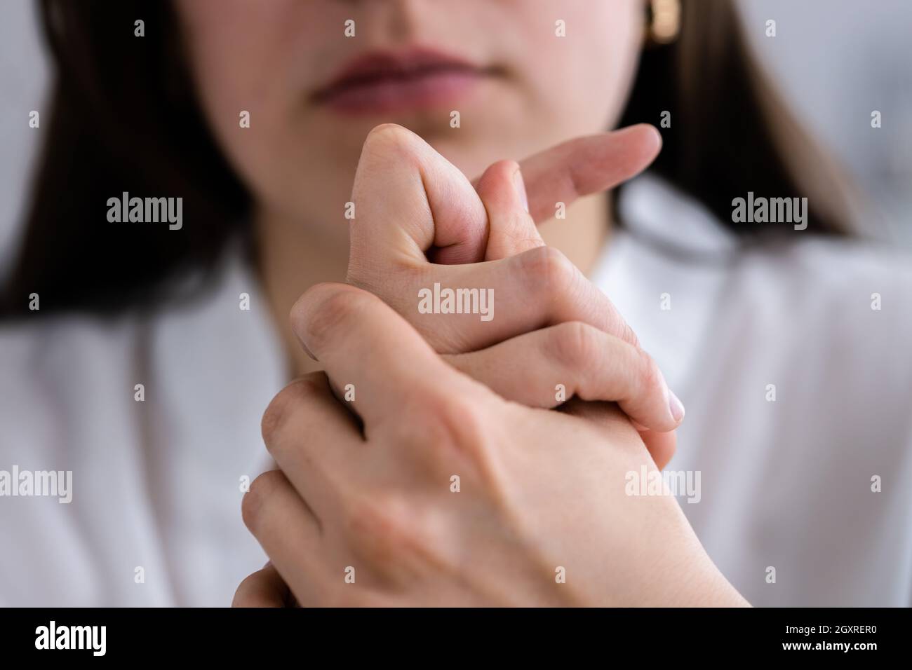 Crack knuckles hi-res stock photography and images - Alamy