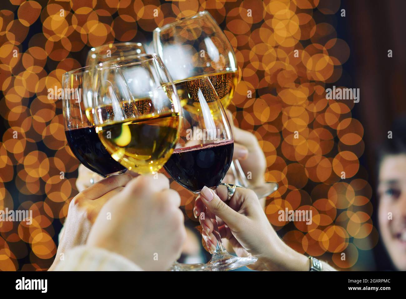 Making a toast wine cheers hi-res stock photography and images - Alamy