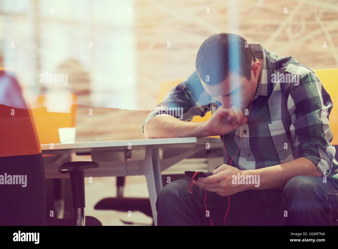 startup business, software developer working on computer at modern office Stock Photo - Alamy