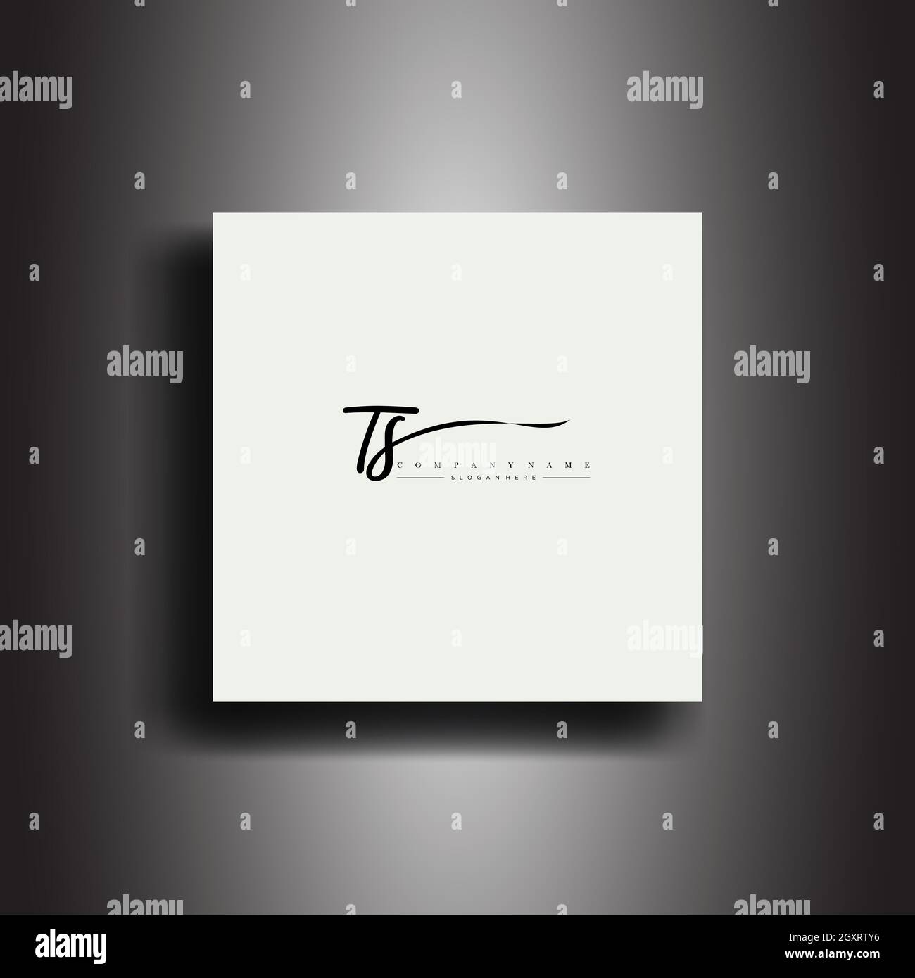 TS Signature style monogram.Calligraphic lettering icon and handwriting ...
